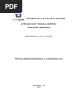 Modelo TCC Unicesumar | PDF | Pedagogia | Aprendizado
