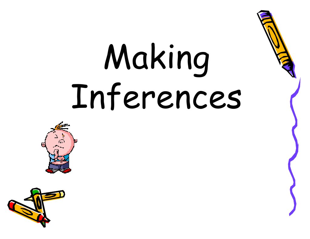 Making Inferences | PDF | Mystery, Thriller & Crime Fiction | General ...