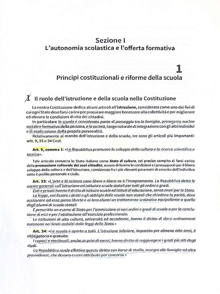 L'autonomia Scolastica e L'offerta Forma | PDF