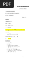 Operations with Complex Numbers Worksheet | PDF | Real Number | Complex ...