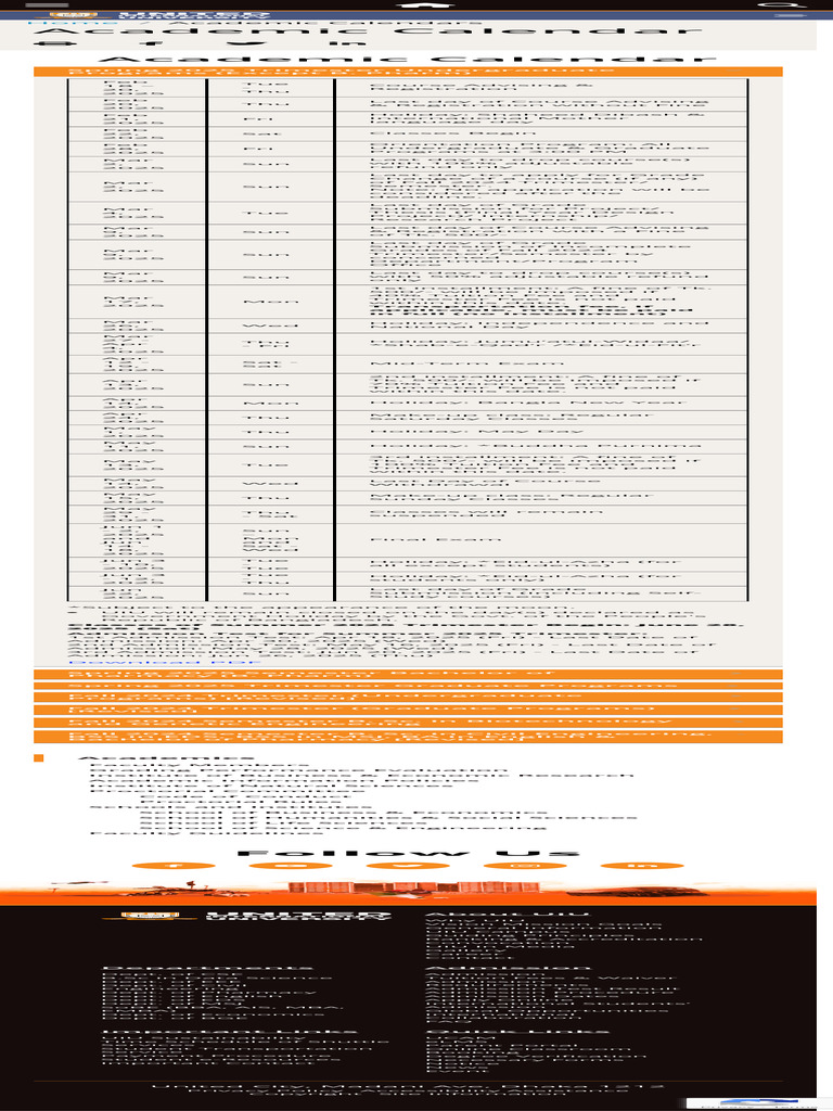 Academic Calendars Archive - United International University (UIU ...