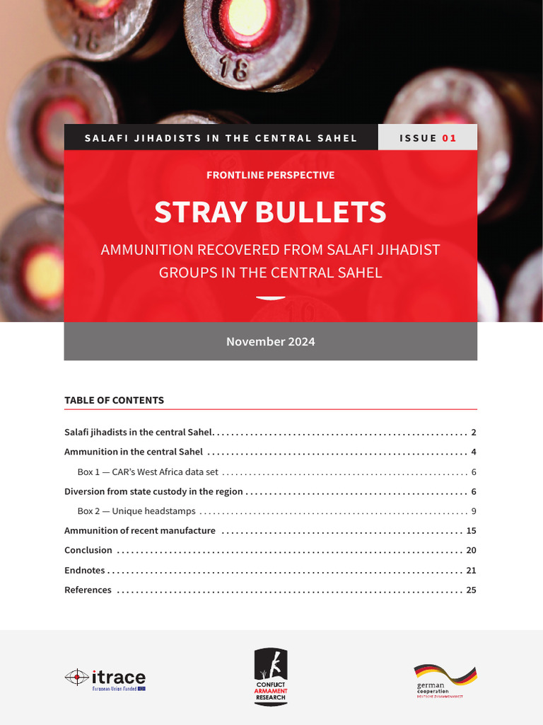 Salafi Jihadists in The Central Sahel Issue 1 | PDF | Niger | Ballistics