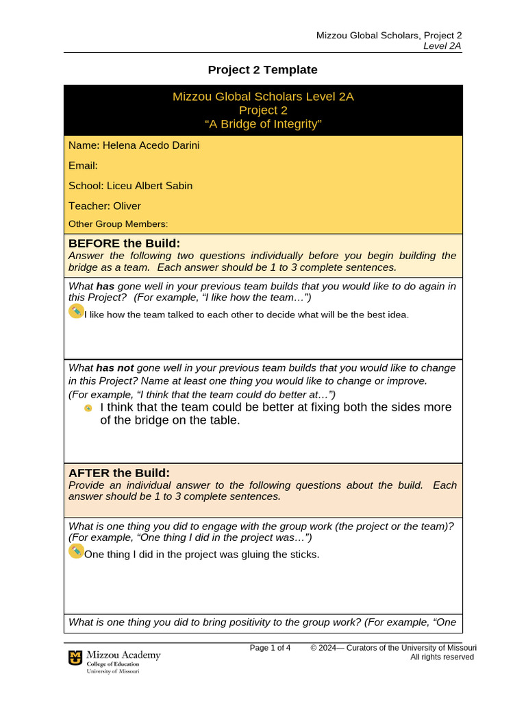 MGS2A Proj2 Template 3 | PDF