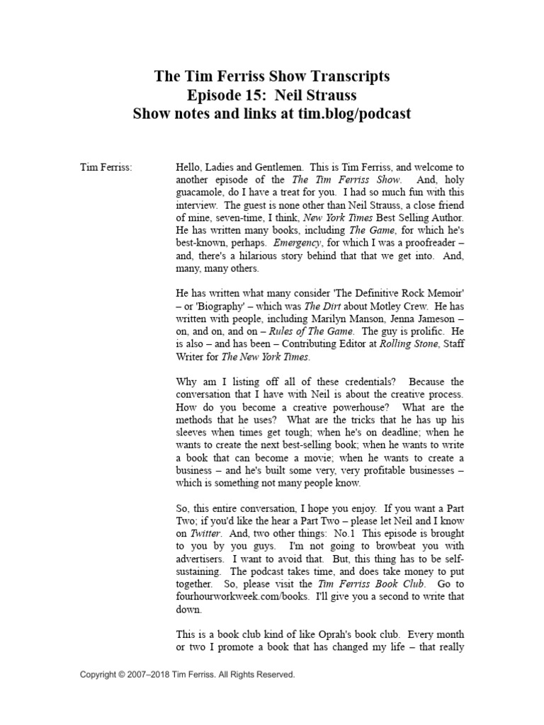 15 Neil Strauss | PDF | Writer's Block | Books