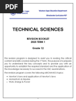 Grade 11 Technical Science Revision Term 1 | PDF | Euclidean Vector | Force