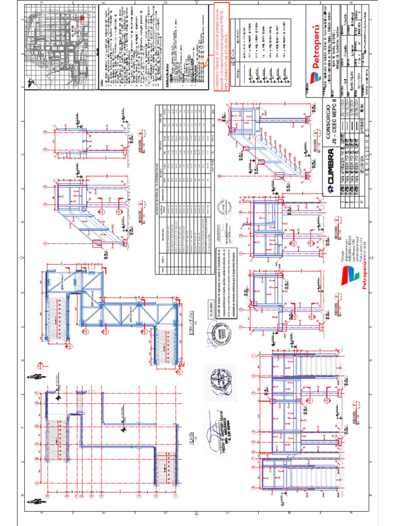 Rftl-pry-4200087871-C-pl-81a-Jsce Rev.0 - Plano de Planta, Secciones y Detalles de Plataforma Pa ...