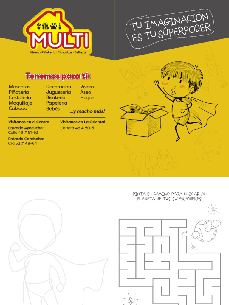 Tarjeta Dia Del Nino Multi Pdf