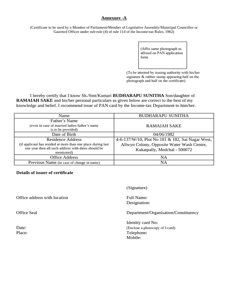 Annexure A PAN | PDF | Access Control | Authentication
