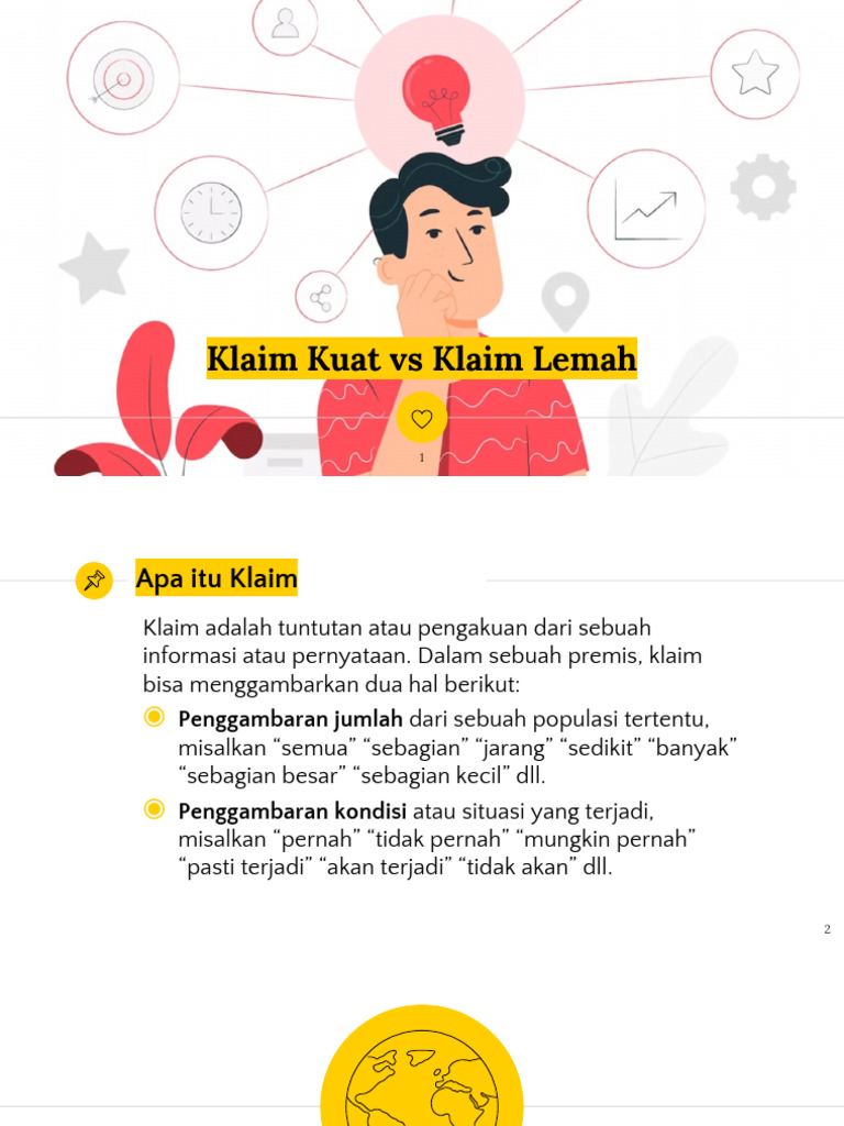 Memahami Klaim Kuat dan Lemah | PDF