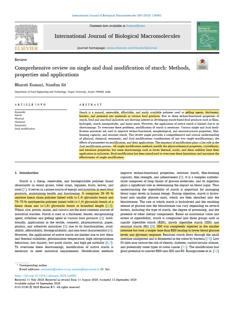 Kumari & Sit, 2023. Comprehensive Review On Single and Dual ...