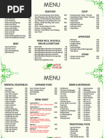 Restoran Mahbub Food Menu | PDF | Foods | Cuisine