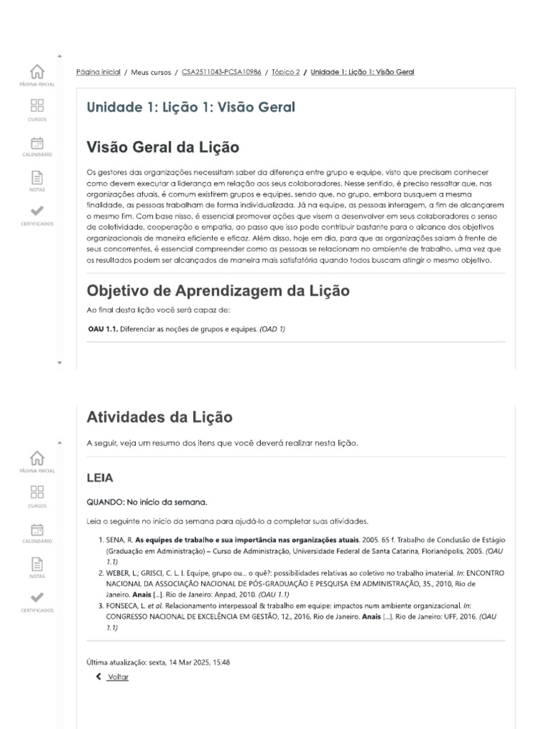 Unidade 1 -Visao Geral | PDF