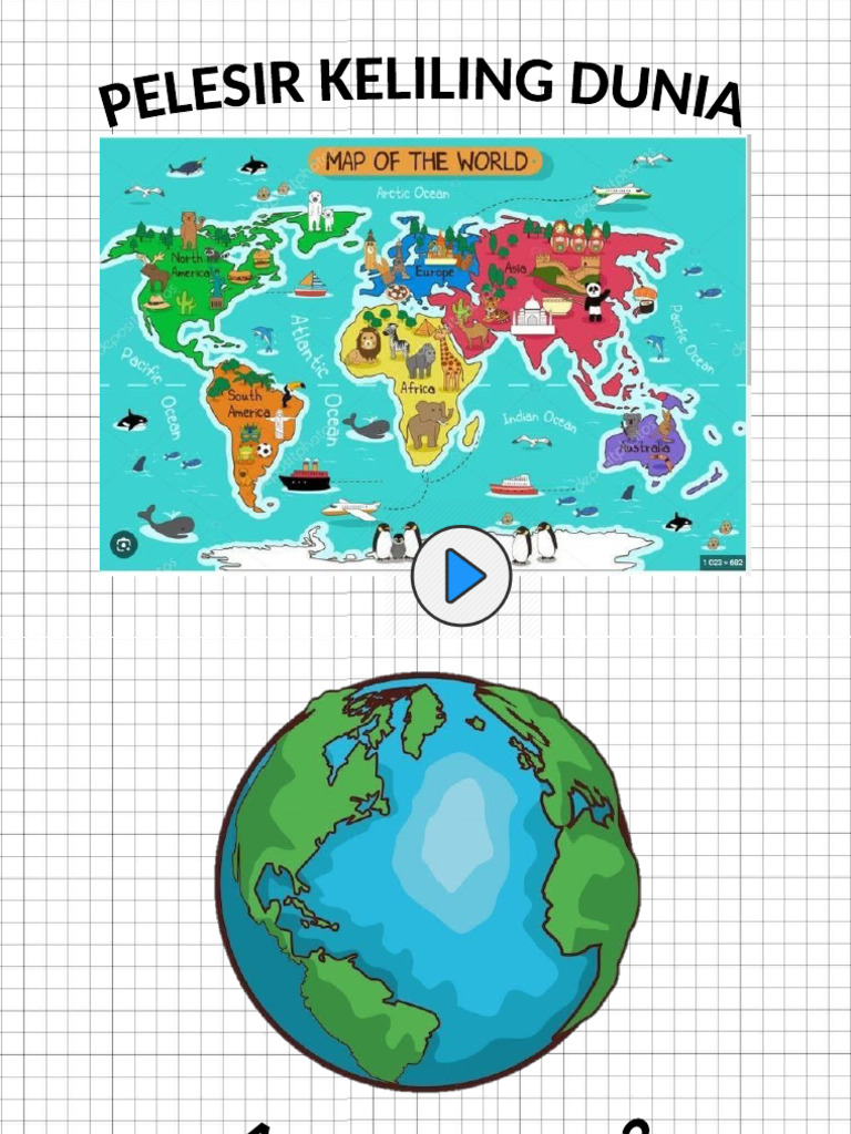 Video Pembelajaran Enam Benua Di Dunia | PDF