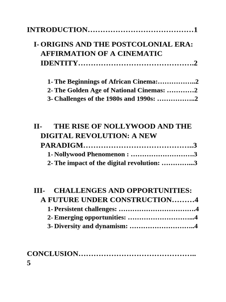 Plan Expose Film Industry | PDF