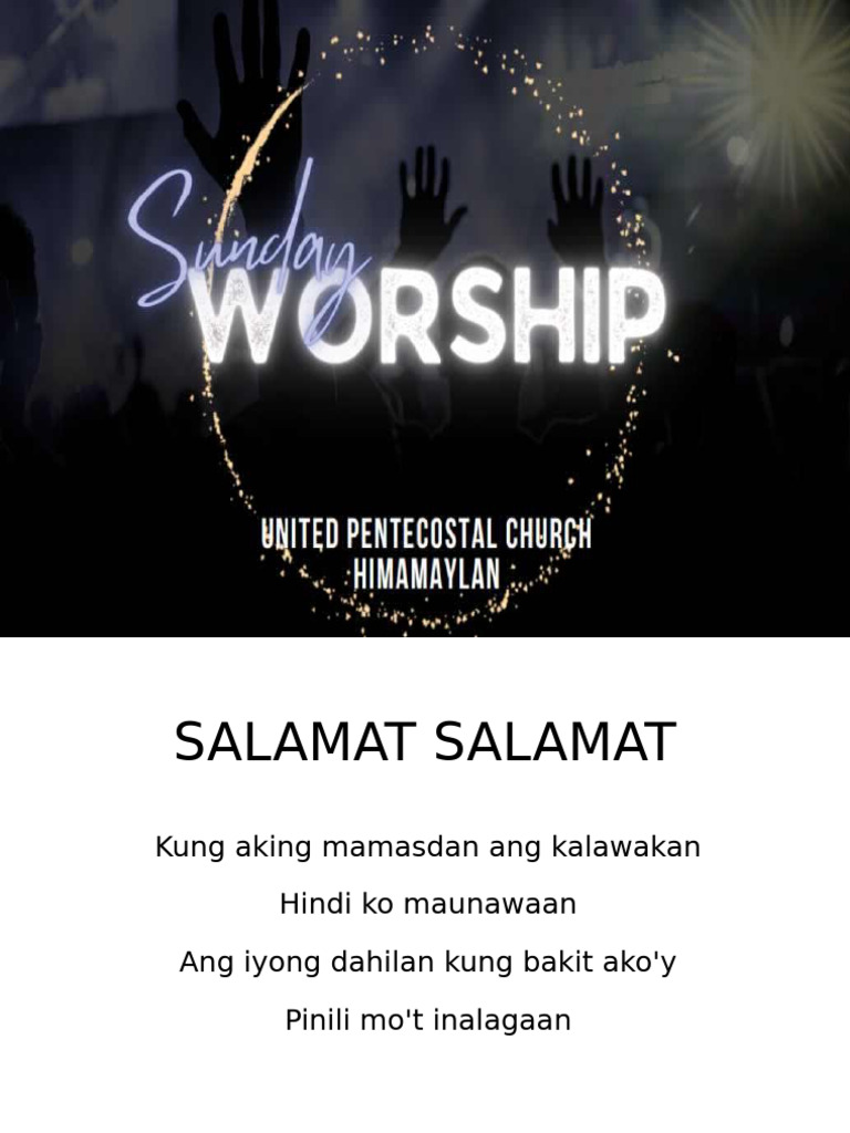 Sunday Service | PDF