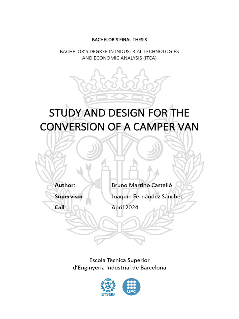 TFG BrunoMartino - PDF Jsessionid | PDF | Recreational Vehicle | Van