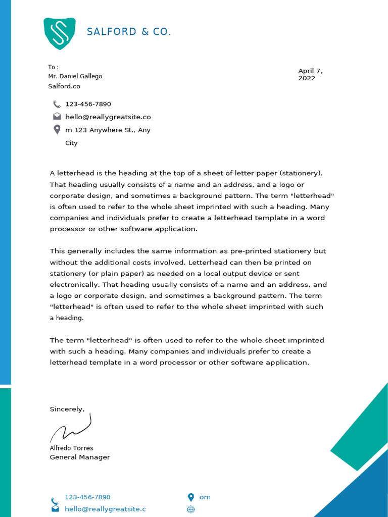 Understanding Letterhead Design Basics | PDF