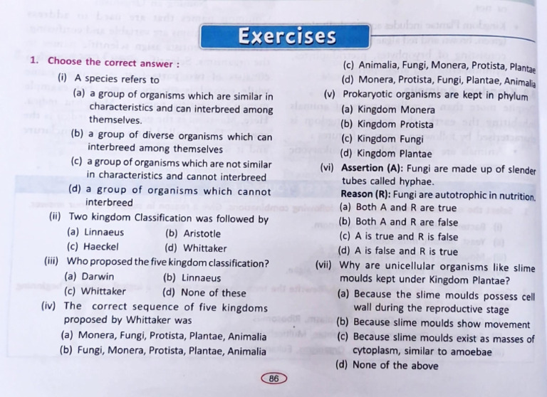 Five Kingdom Classification Quiz | PDF | Microorganism | Eukaryotes