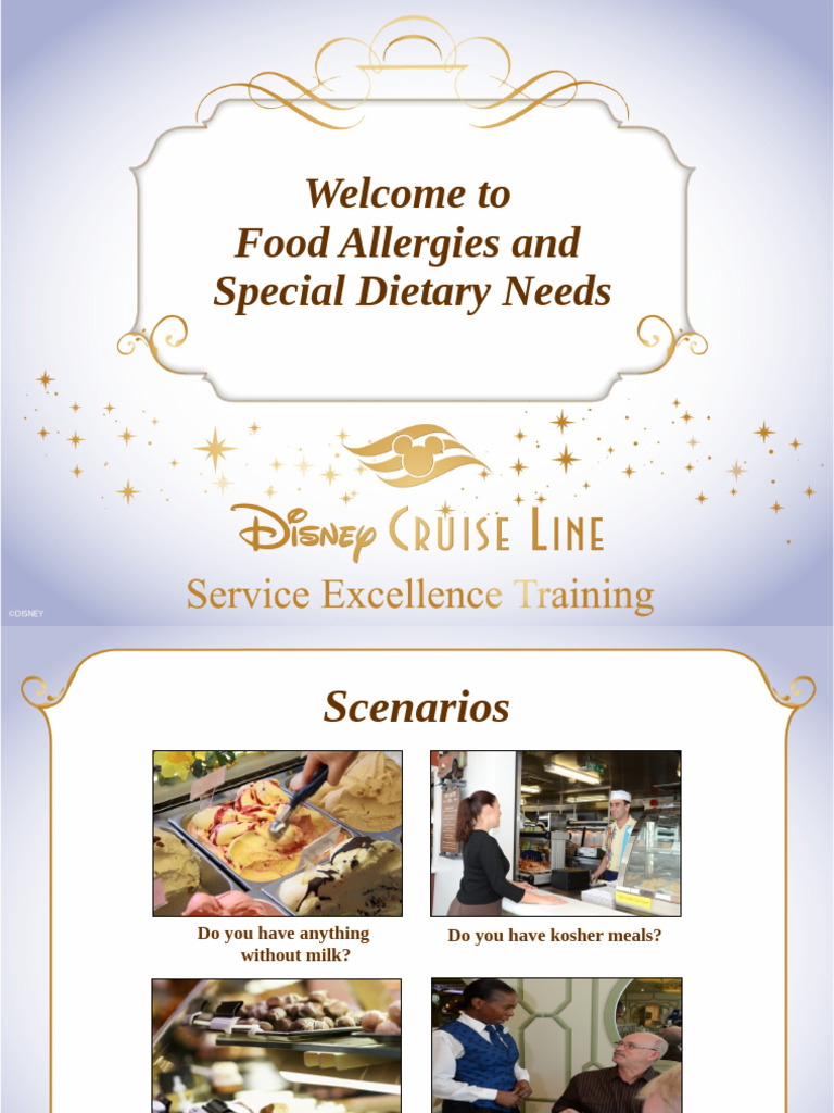 DCL Food Allergies and Special Dietary Needs | PDF | Food Allergy | Allergy