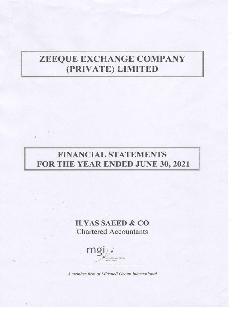 Audited FS 2021 | PDF