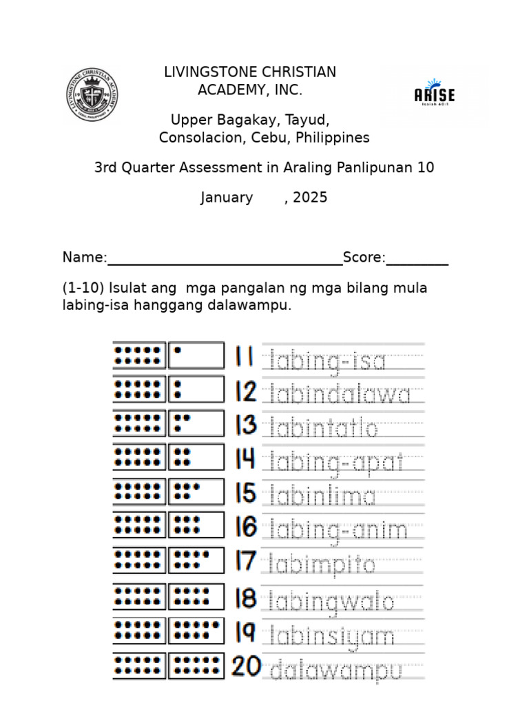 K 3qa Filipino | PDF