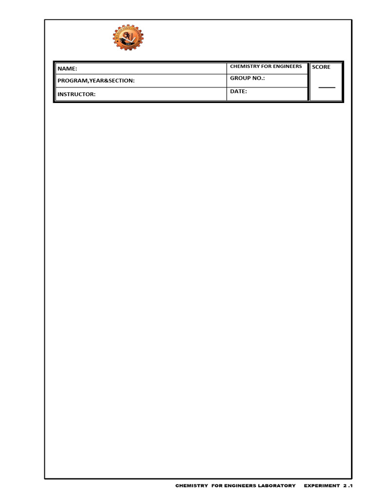 Coffee-Cup Calorimeter Experiment | PDF