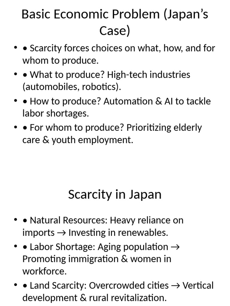 Japan Economic Problems | PDF