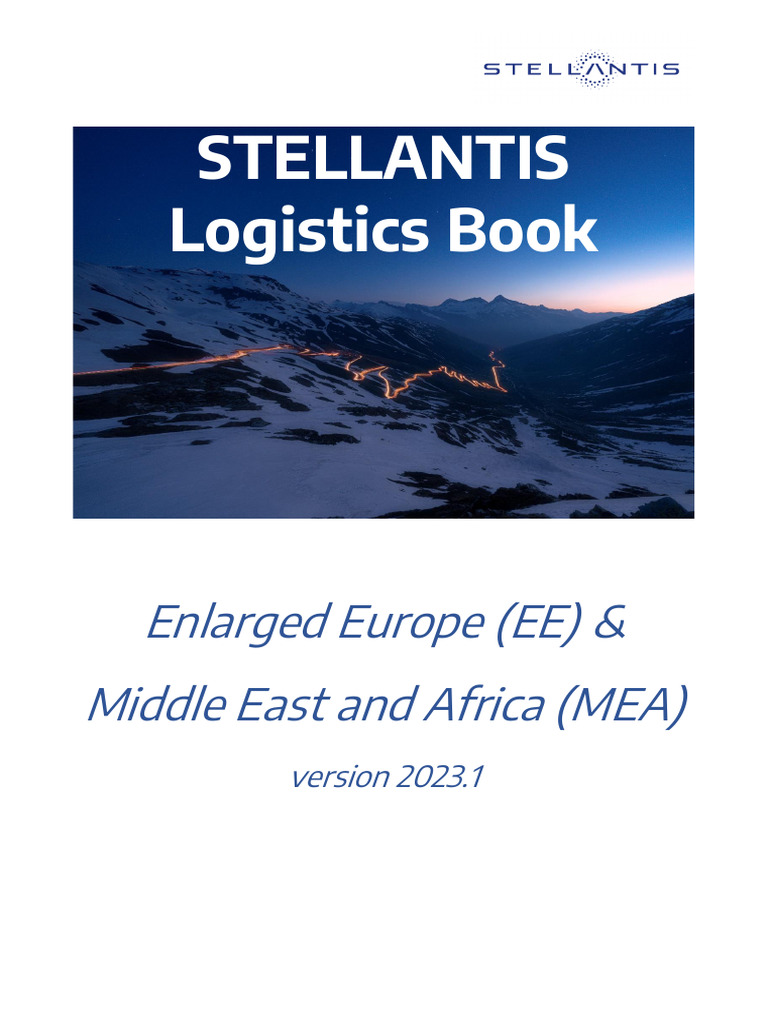 STELLANTIS - Logistics - Book - EE - MEA - 2023 - v2 | PDF | Logistics ...