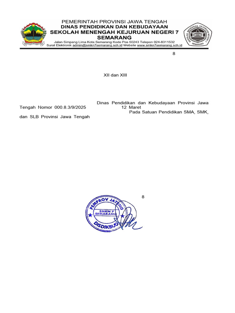 Edaran Ramadhan 2024-2025 | PDF