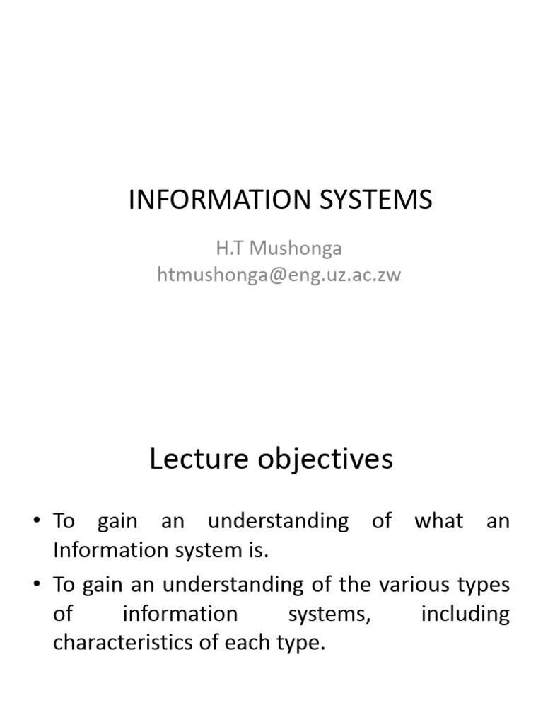 3 - Fundamentals of Information Systems | PDF | Decision Support System | Information
