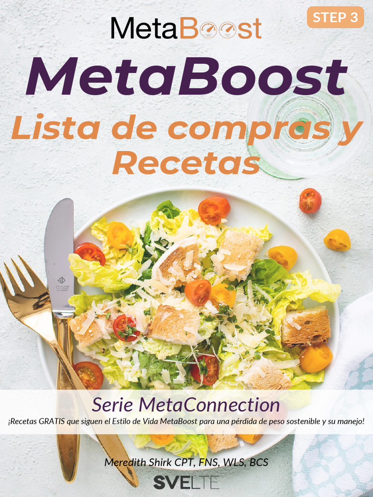 MetaBoost Shopping List Recipes 2023 | PDF | Chocolate | Panes