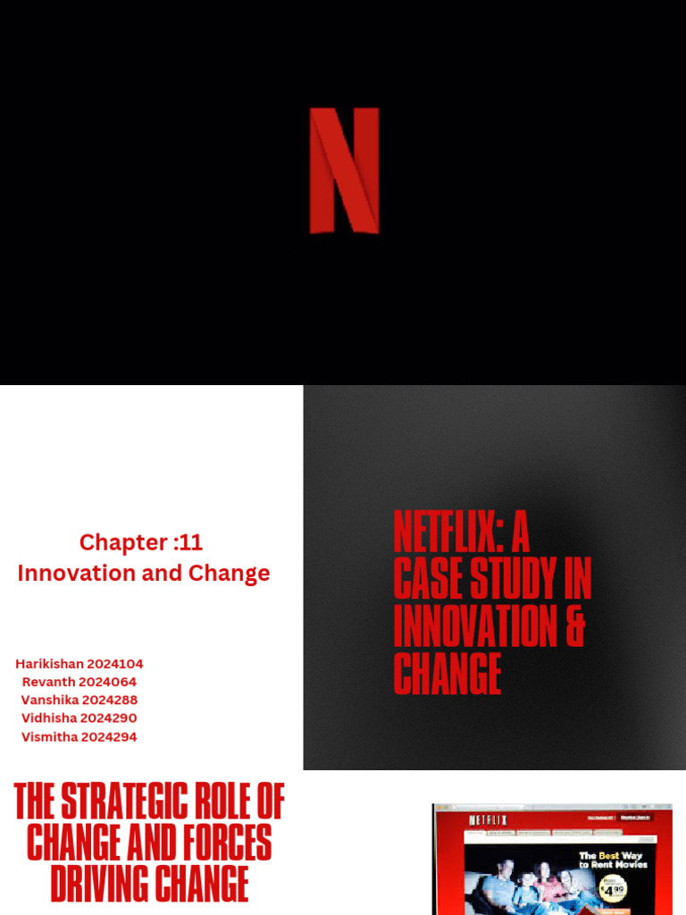 Netflix's Innovative Strategy Unveiled | PDF