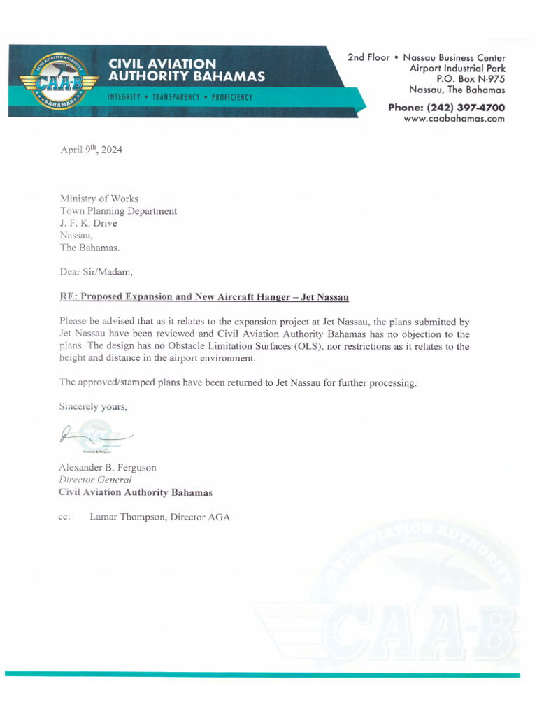 Expansion Letter Civil Aviation | PDF