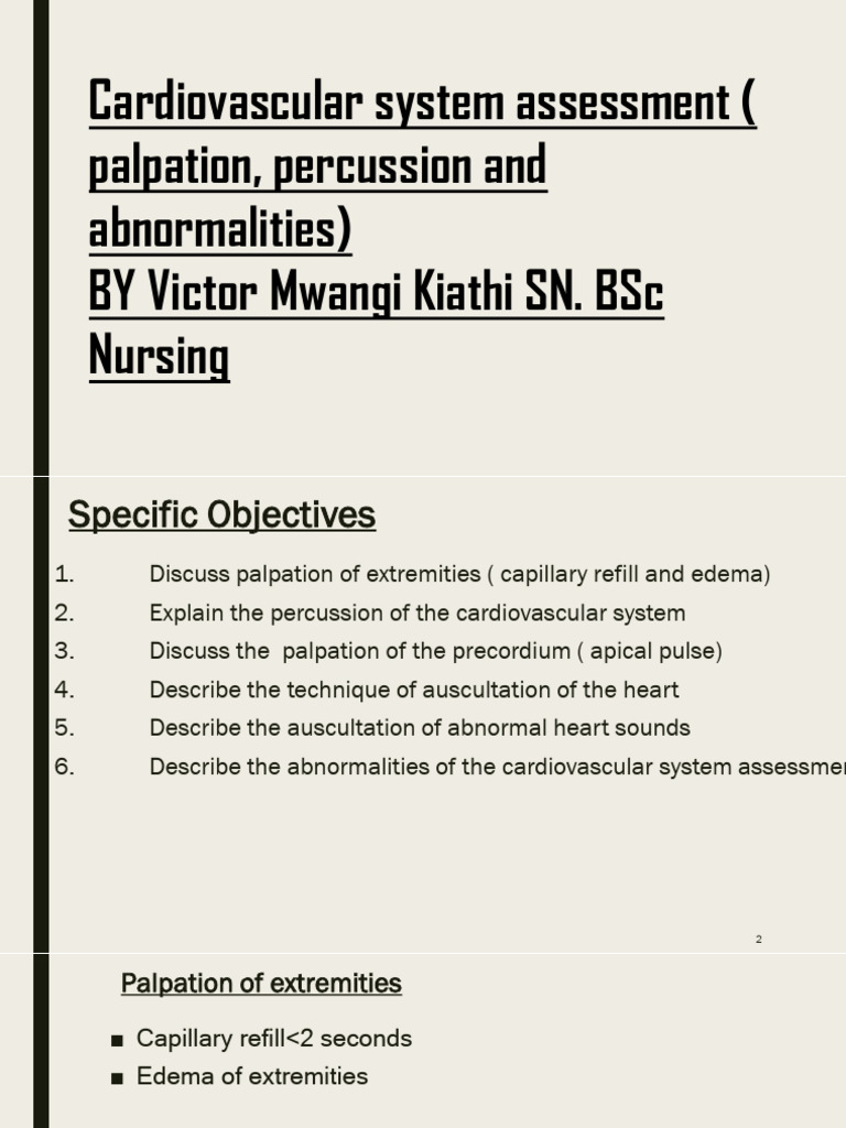 Cvs assessment part B (1) (1) | PDF | Heart | Circulatory System