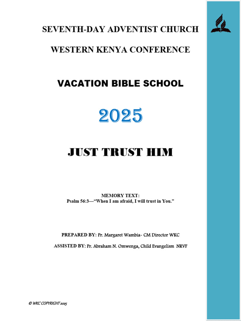 Vacation Bible School 2025 WKC | PDF | Noah | Noah's Ark