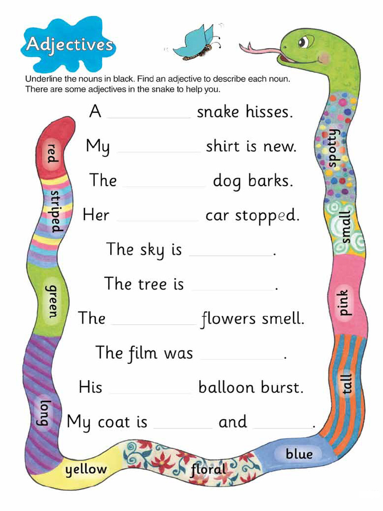 Grammar 1 Pupil Book Adjectives | PDF