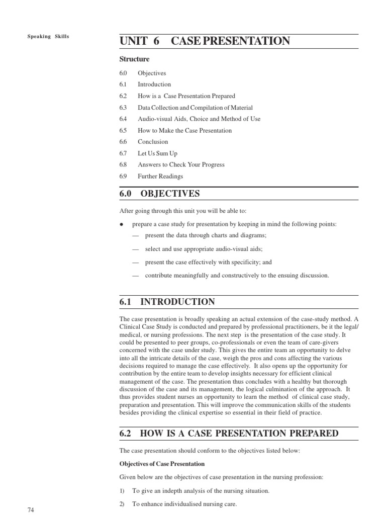 Case Presentation | PDF