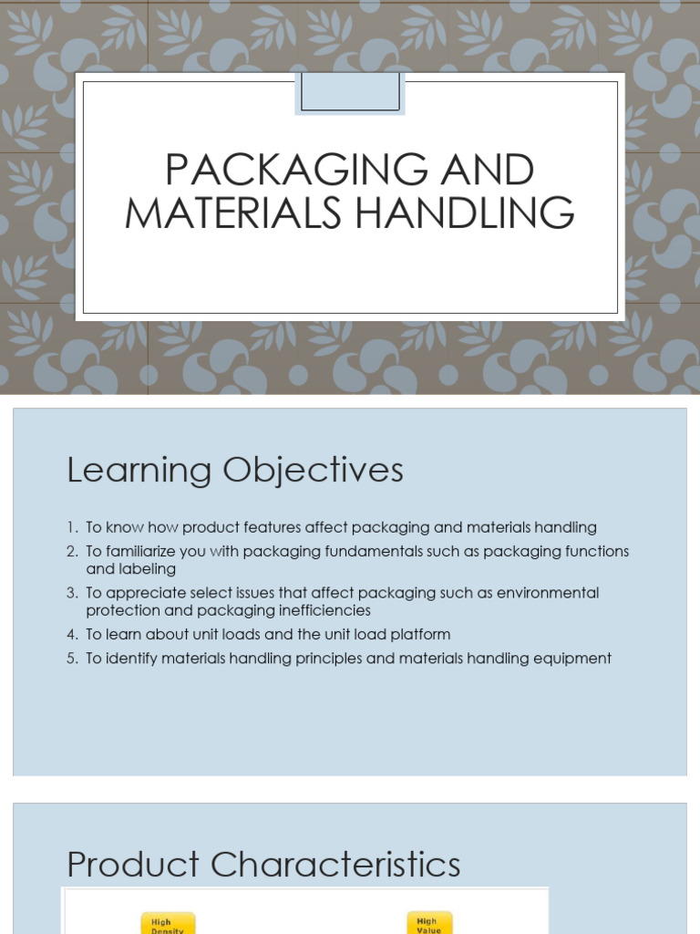 5.1. Packaging and materials handling (1) | PDF | Dangerous Goods ...
