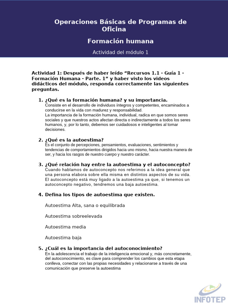 Actividad - Modulo 1 | PDF | Violencia doméstica | Familia