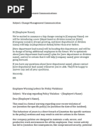 Employee Query Letter | PDF