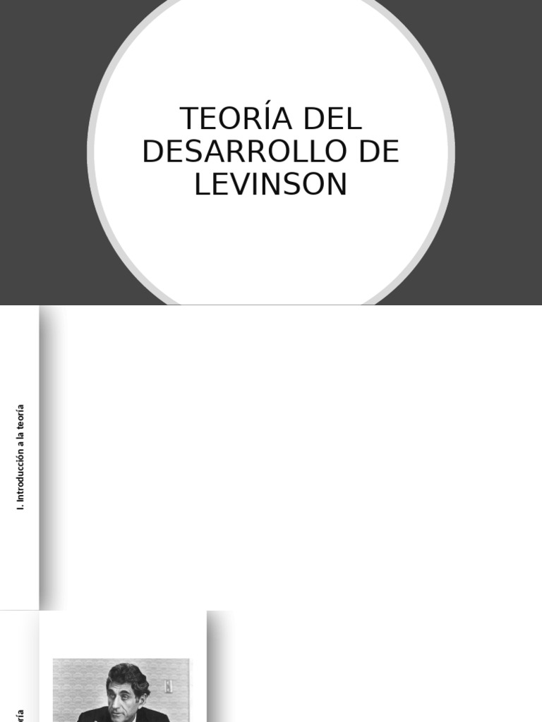 Desarollo Levinson | PDF | Adultos | Ciencias del comportamiento