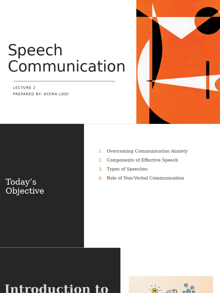 Mastering Speech Communication Skills | PDF