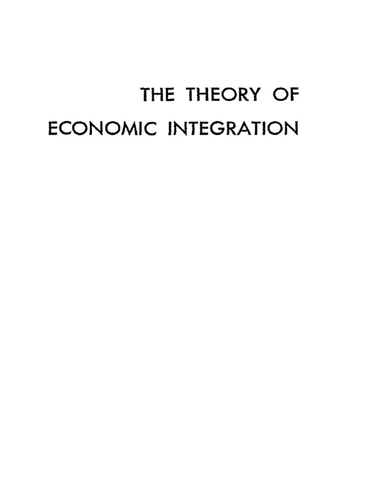 2015.147358.the Theory of Economic Integration | PDF