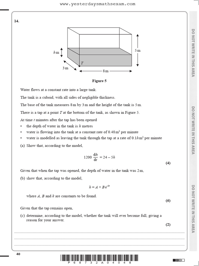 Integration Differential Equations | PDF | Area | Equations