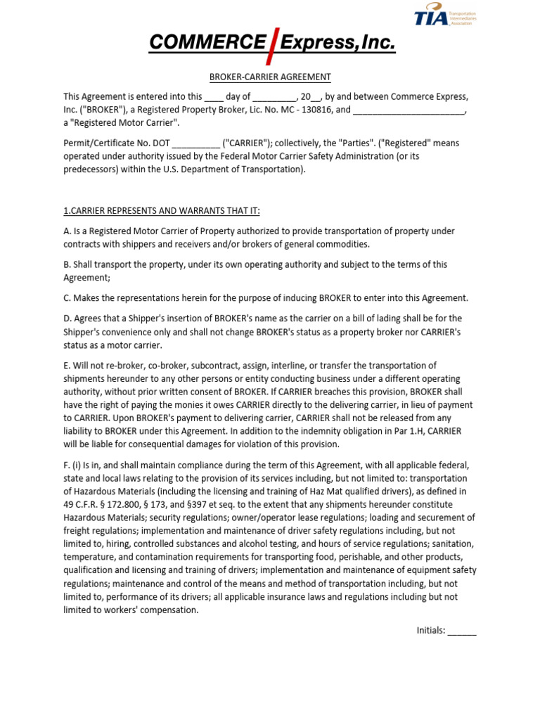 10 2017 New Carrier Packet Commerce Express | PDF | Cargo | Arbitration