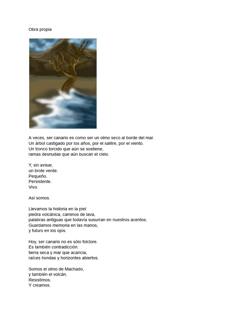 La esencia de ser canario: resistencia y arte | PDF