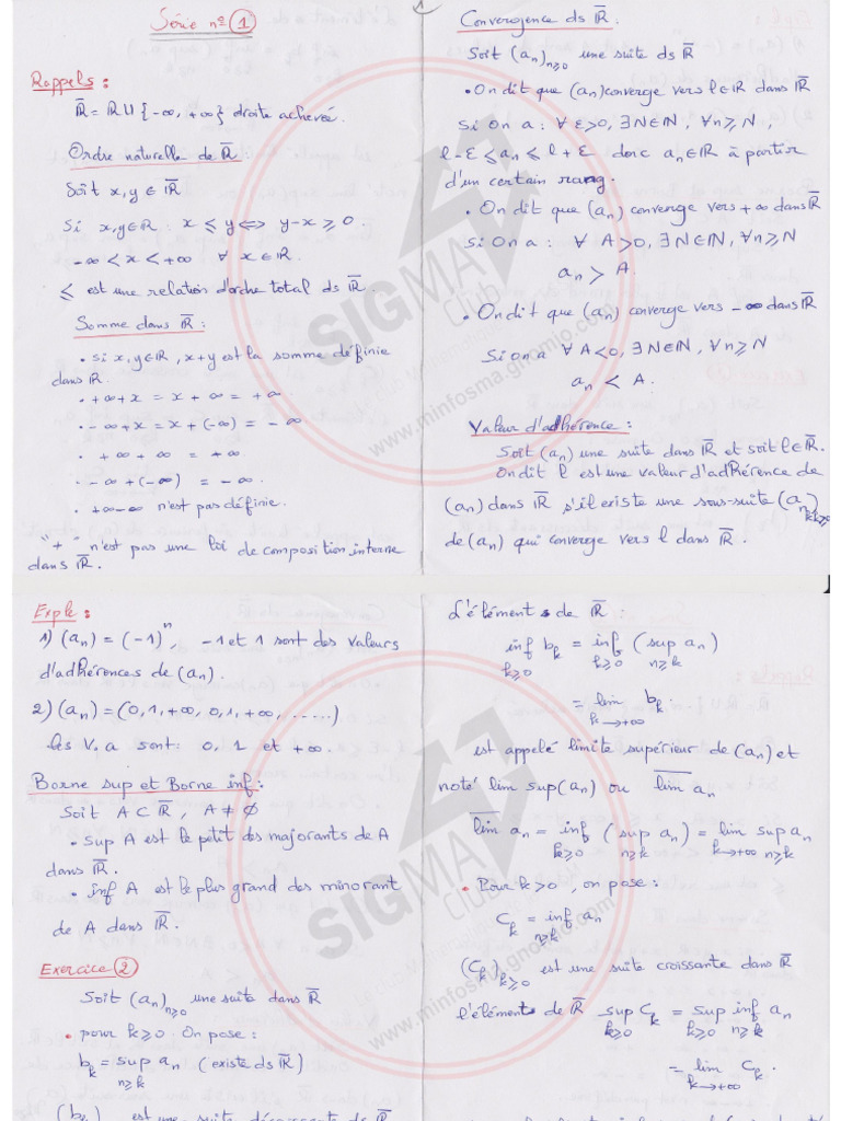 Correction TD1 Integration | PDF