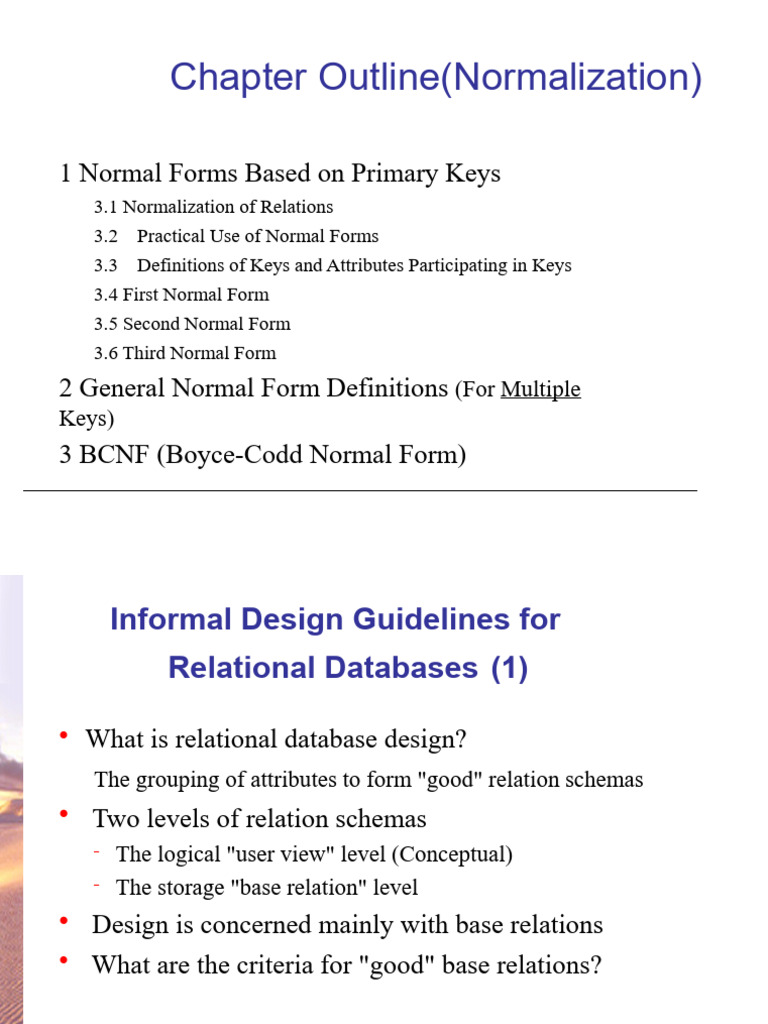 CH 14-Final-Normalization | PDF | Relational Model | Databases