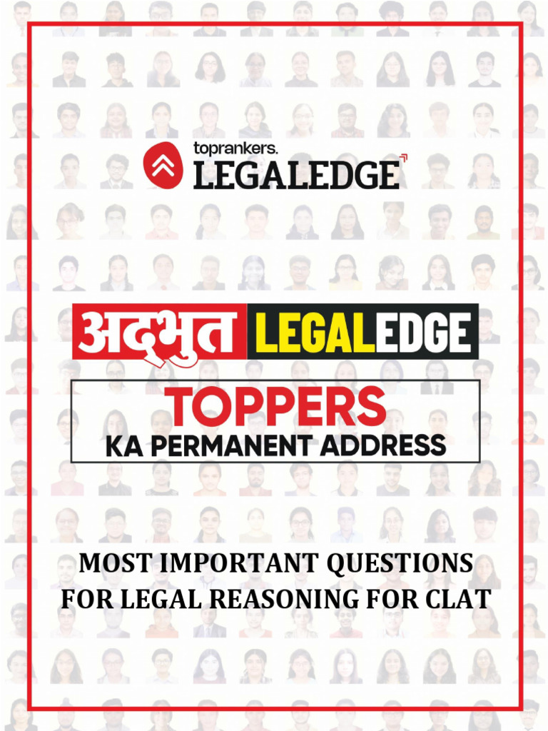 Most Important Questions For Legal Reasoning 1 028530799685f | PDF ...