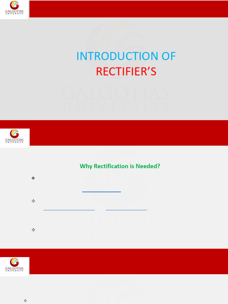 Unit-4 - INTRODUCTION OF RECTIFIER | PDF | Rectifier | Diode